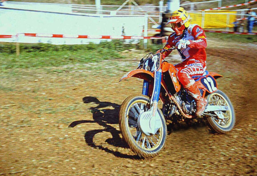 Eric Geboers - Motocross of Nations - Maggiora Italie - 1986 ...