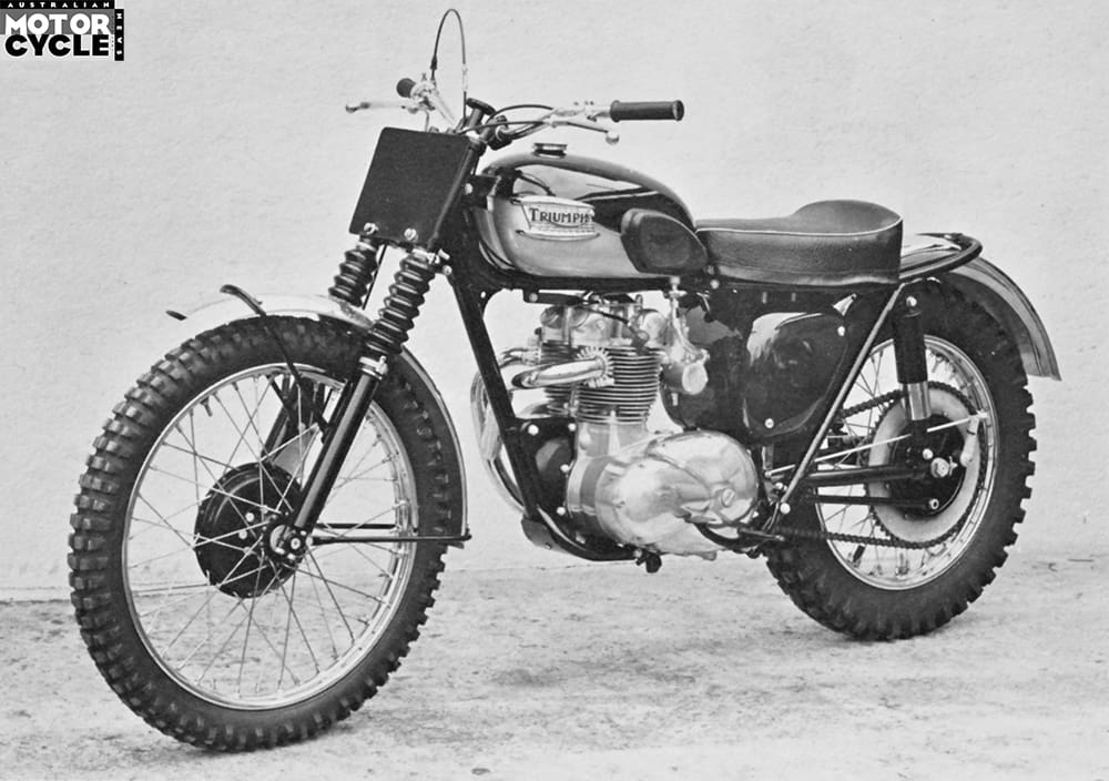 Triumph 500cc twin carb motorcross 1960 copy - Australian Motorcycle News