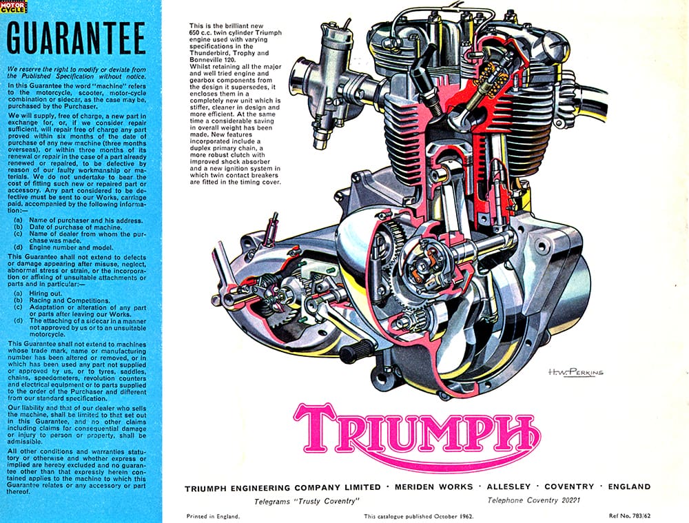 Triumph TR6 engine 1962 copy - Australian Motorcycle News