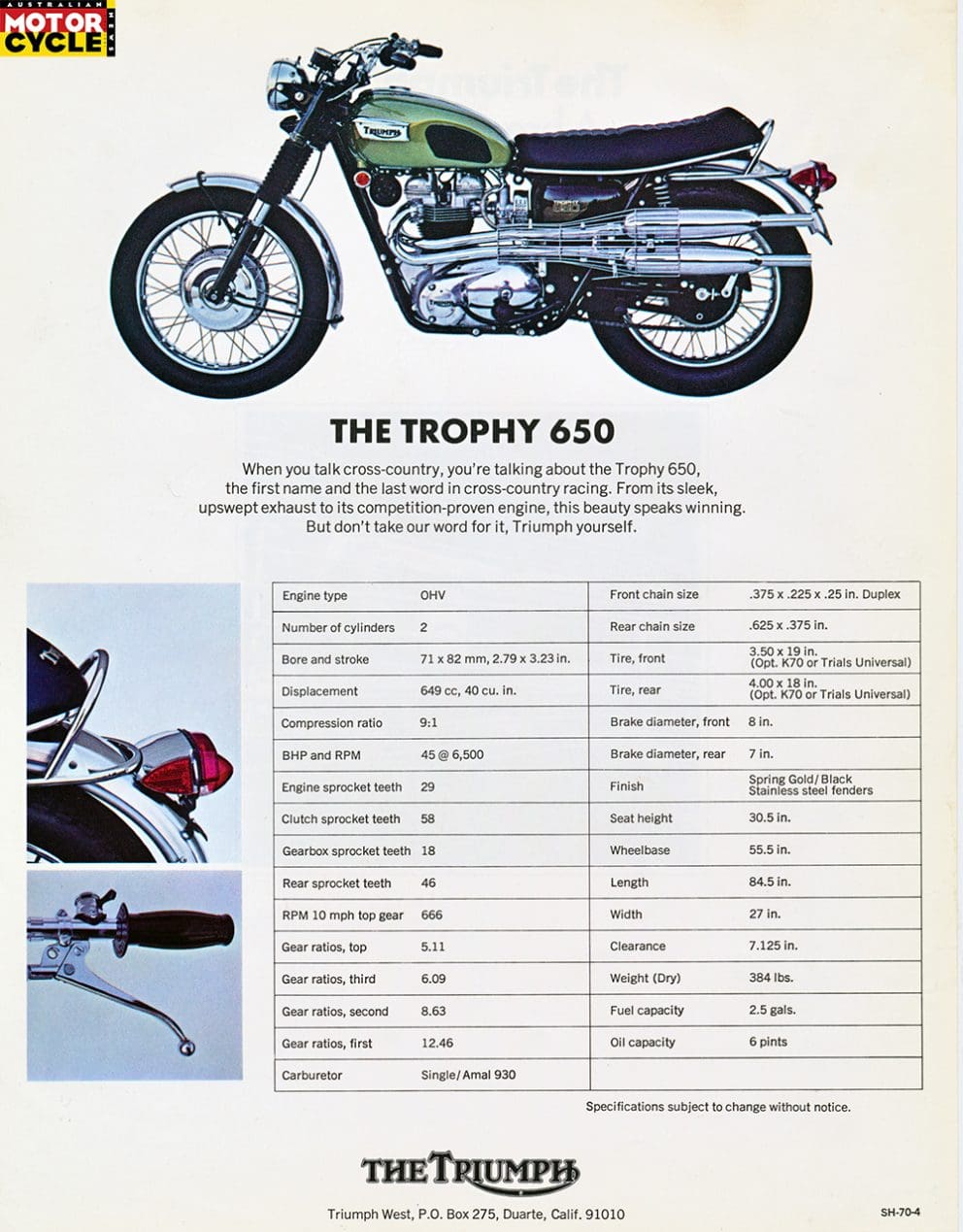 TRIUMPH'S OFF-ROAD HISTORY - Australian Motorcycle News