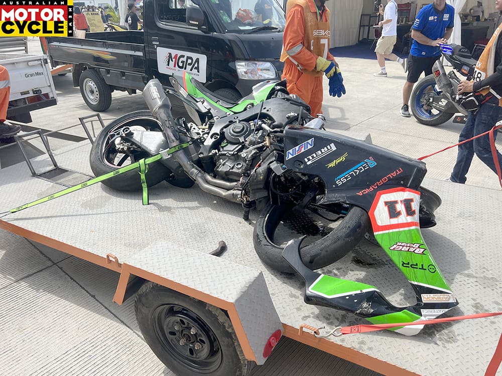 K Smith crash copy - Australian Motorcycle News