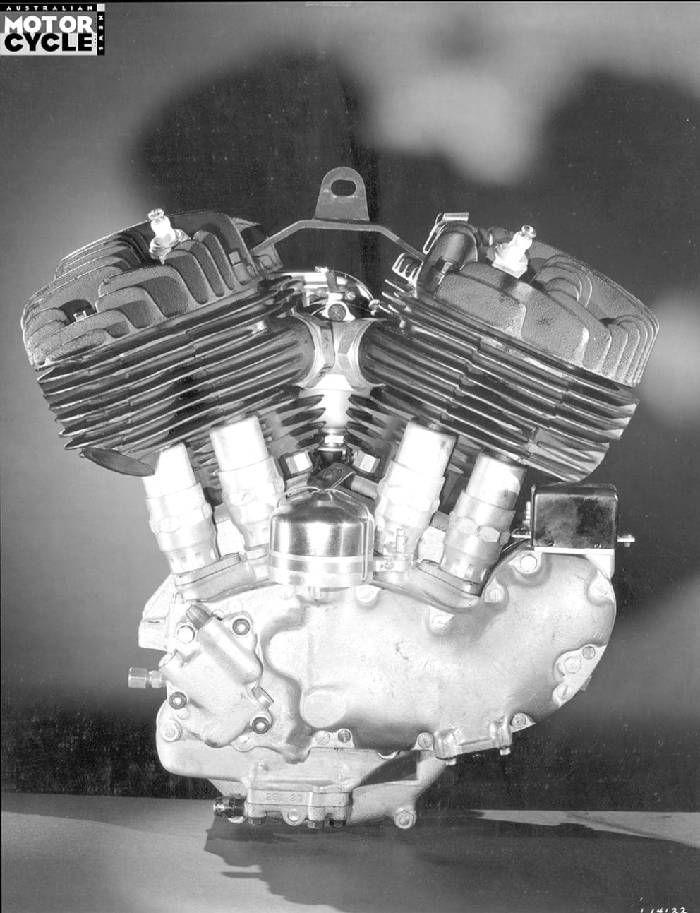 Harley Davidson V-twin side valve engine 1936 copy - Australian ...