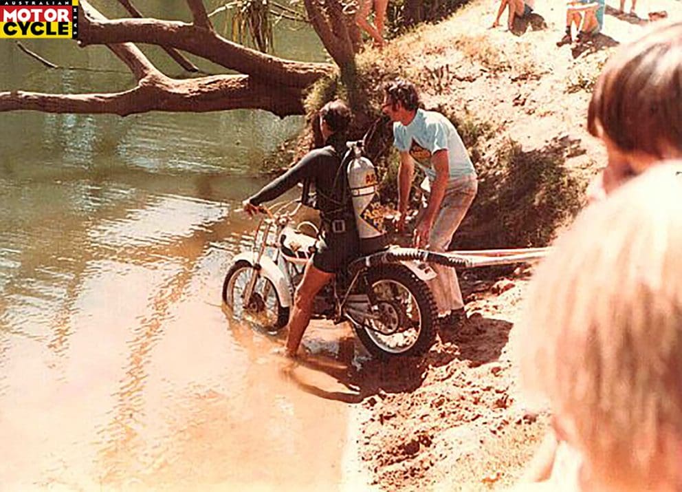 A MOST EXTRAORDINARY MOTORCYCLE WATER CROSSING - Australian Motorcycle News
