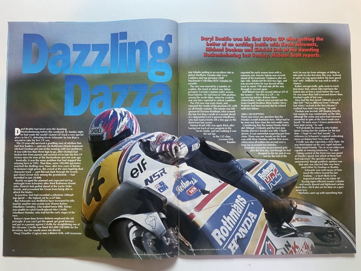 DARYL BEATTIE'S MAIDEN GP VICTORY - Australian Motorcycle News