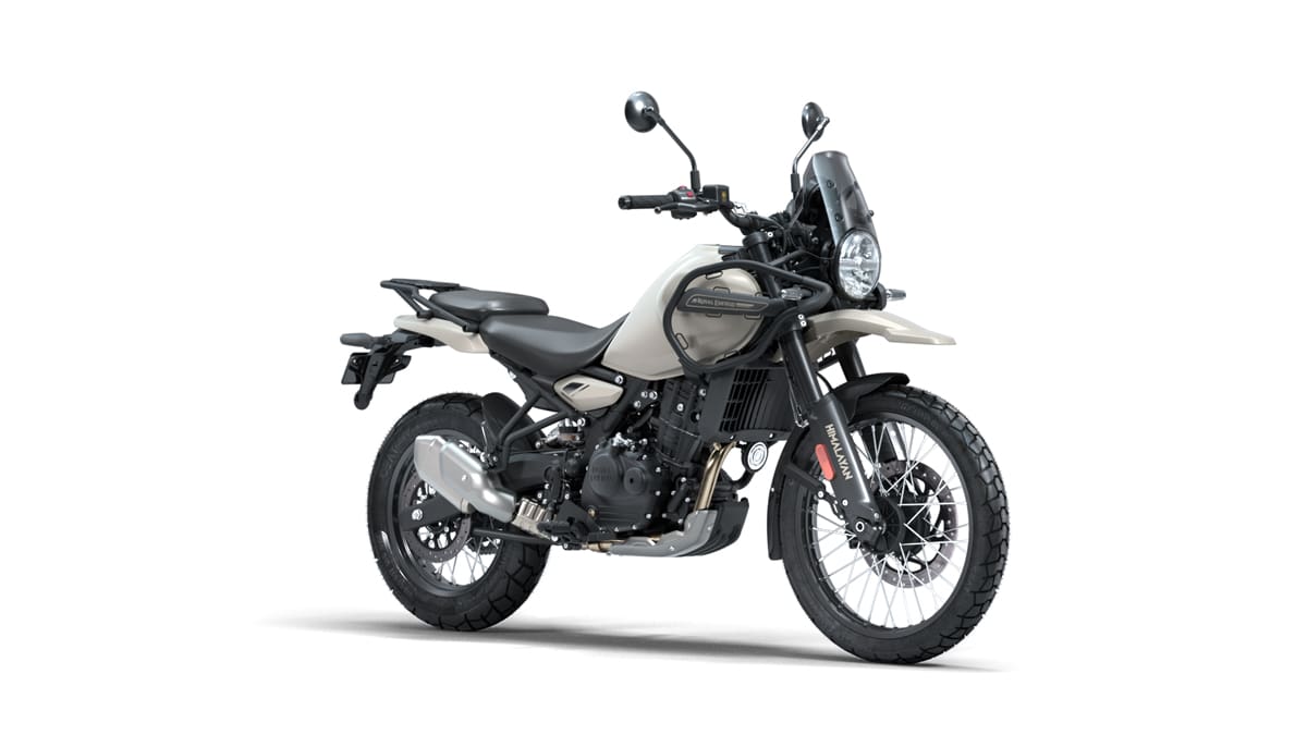All-new Himalayan - Base Variant - Kaza Brown - Front 3_4 Right View ...