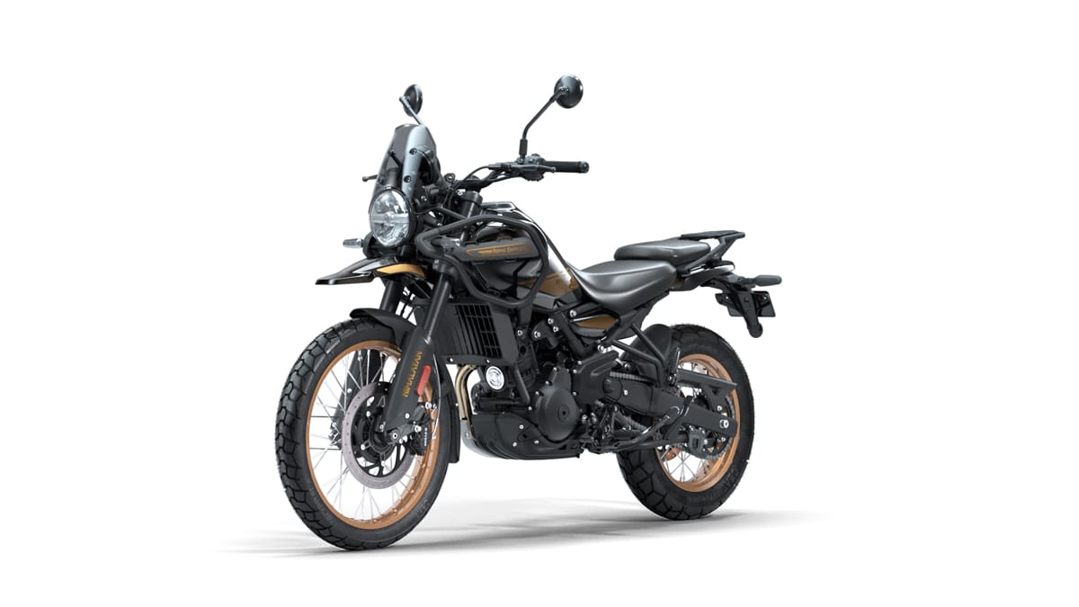 All-new Himalayan - Summit Variant - Hanle Black - Front 3_4 Left View ...