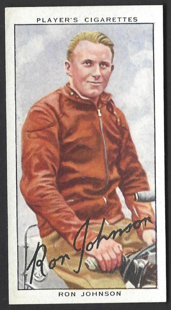 SPEEDWAY ACE RON JOHNSON - Australian Motorcycle News