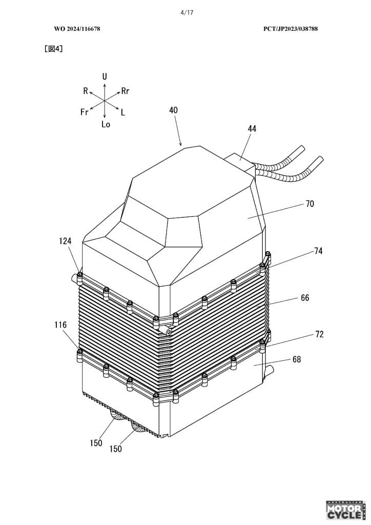 YAMAHA PATENTS E-SUPERBIKE - Australian Motorcycle News