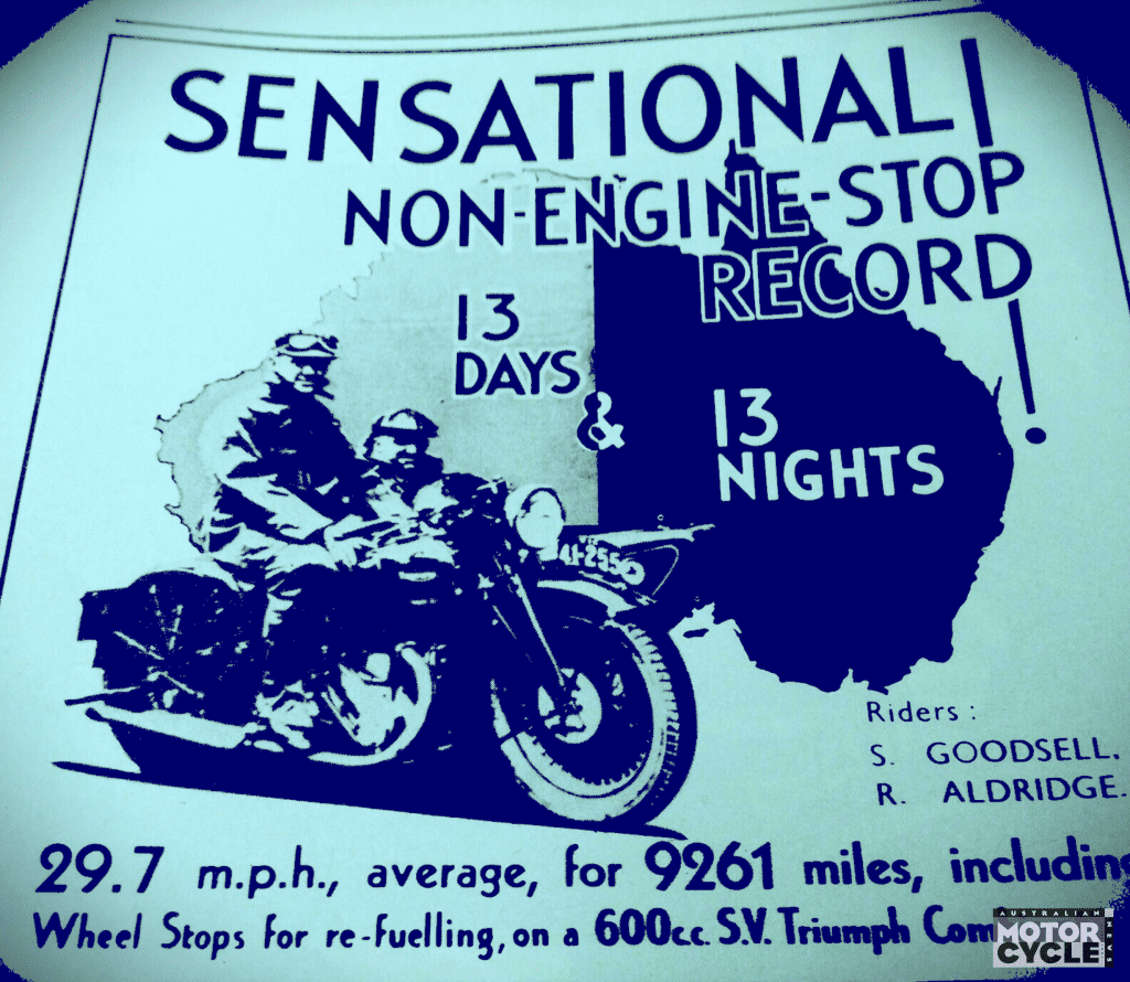 AUSSIES’ WORLD LONG DISTANCE RECORD - Australian Motorcycle News