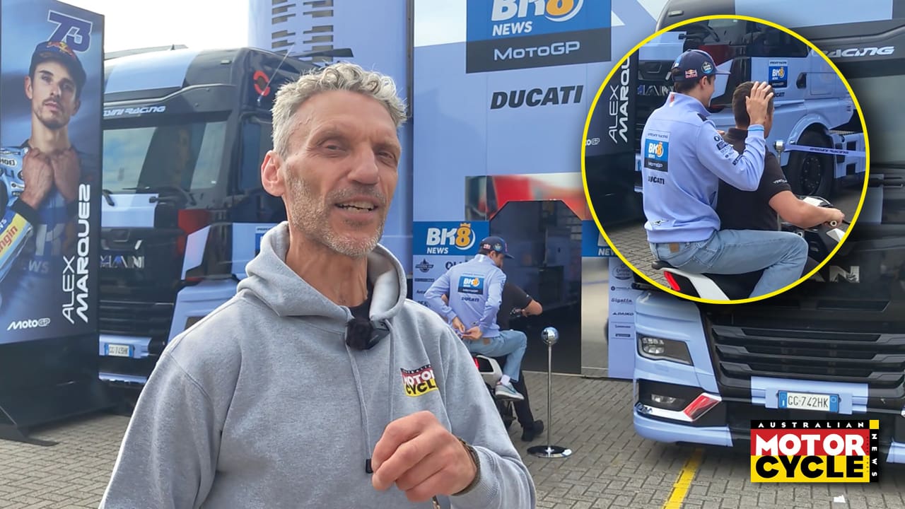 Peter Bom reporting for AMCN on Day 2 of the 2025 Assen MotoGP, June 28 ...