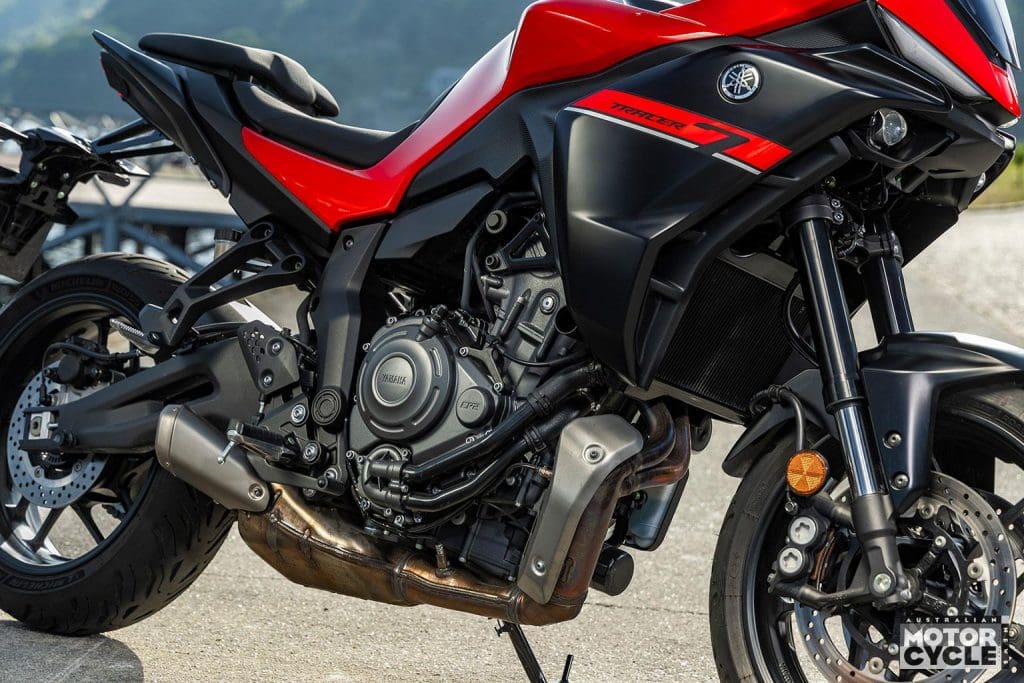 2025_YAM_TRACER7_REDLINE_DET_003 - Australian Motorcycle News