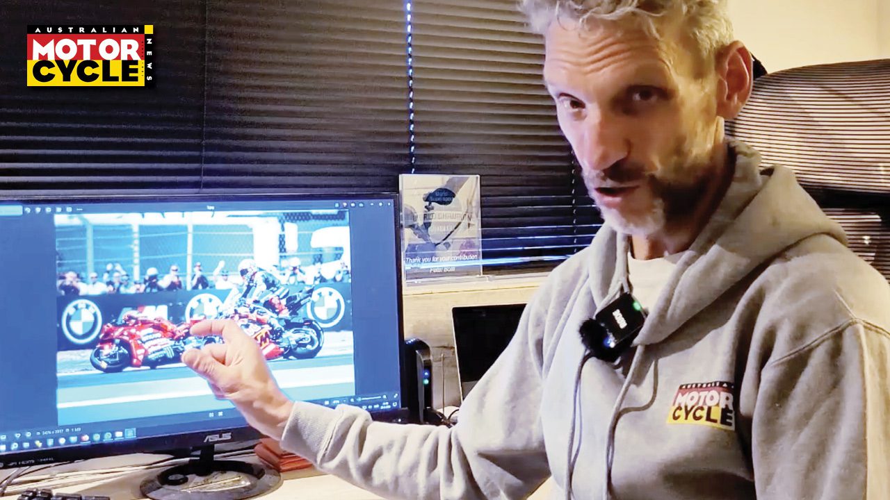 Peter Bom reporting for AMCN on Day 2 of the 2025 Hungarian MotoGP, Aug ...