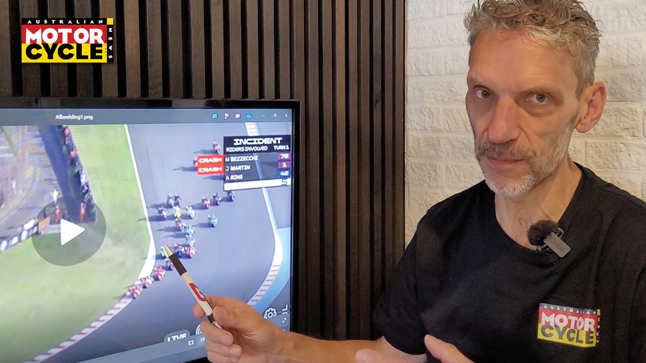 Peter Bom reporting for AMCN on Day 2 of the 2025 Motegi MotoGP, Sept ...
